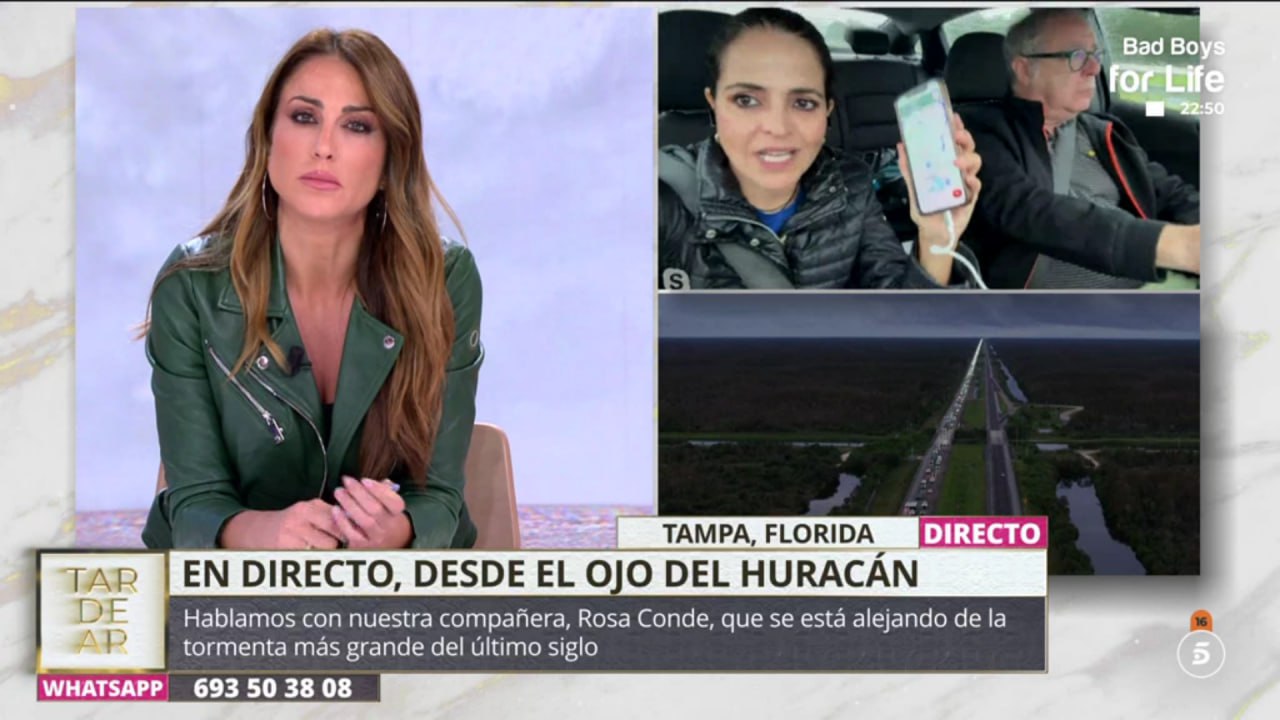 Lo presenciado con una reportera de 'TardeAR' en pleno huracán Milton ...