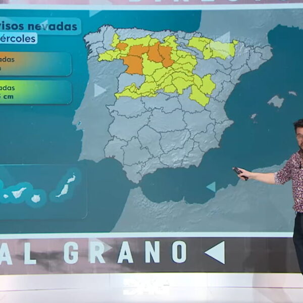 Martín Barreiro, meteorólogo de TVE, advierte de la nevada en Madrid ...