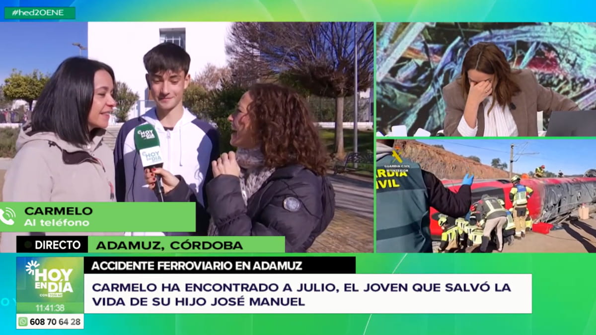 Toñi Moreno se rompe entre lágrimas en Canal Sur ante lo que presencia ...